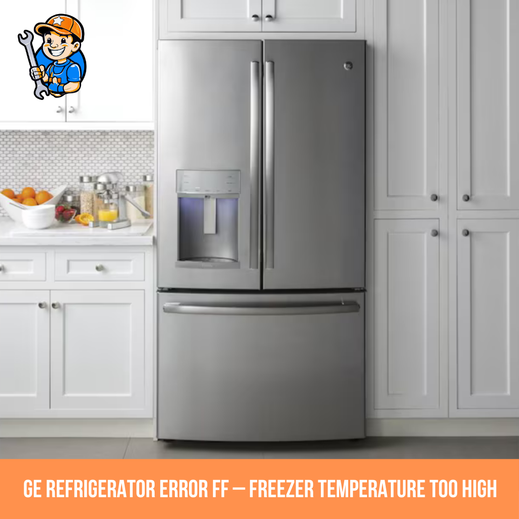 GE Refrigerator Error FF – Freezer Temperature Too High